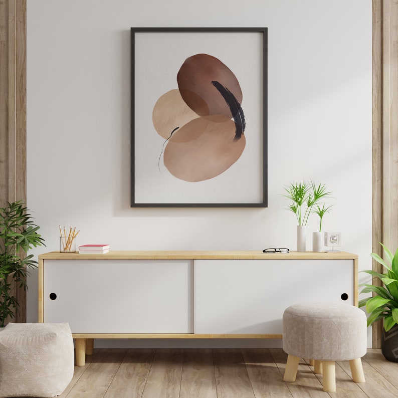 Earth Tones Poster Abstract Earth Tones Poster Printable - Etsy