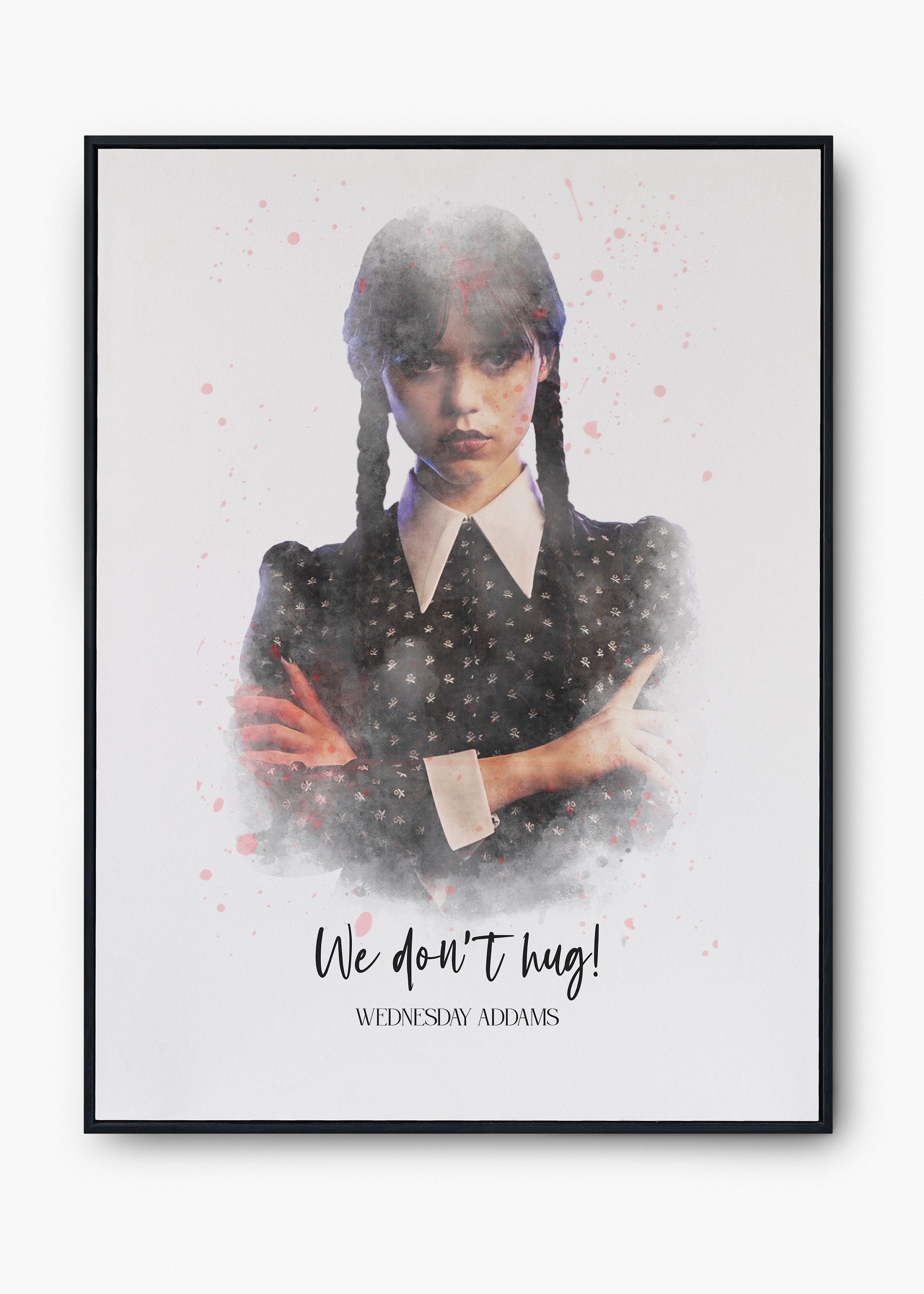 Wednesday Addams Print, Wednesday Addams Quote, Wednesday Addams Poster ...