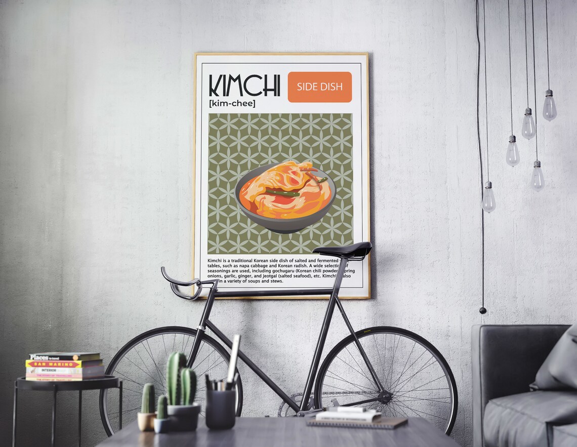Kimchi Definition Poster Kimchi Lover Gift Kimchi Printable - Etsy