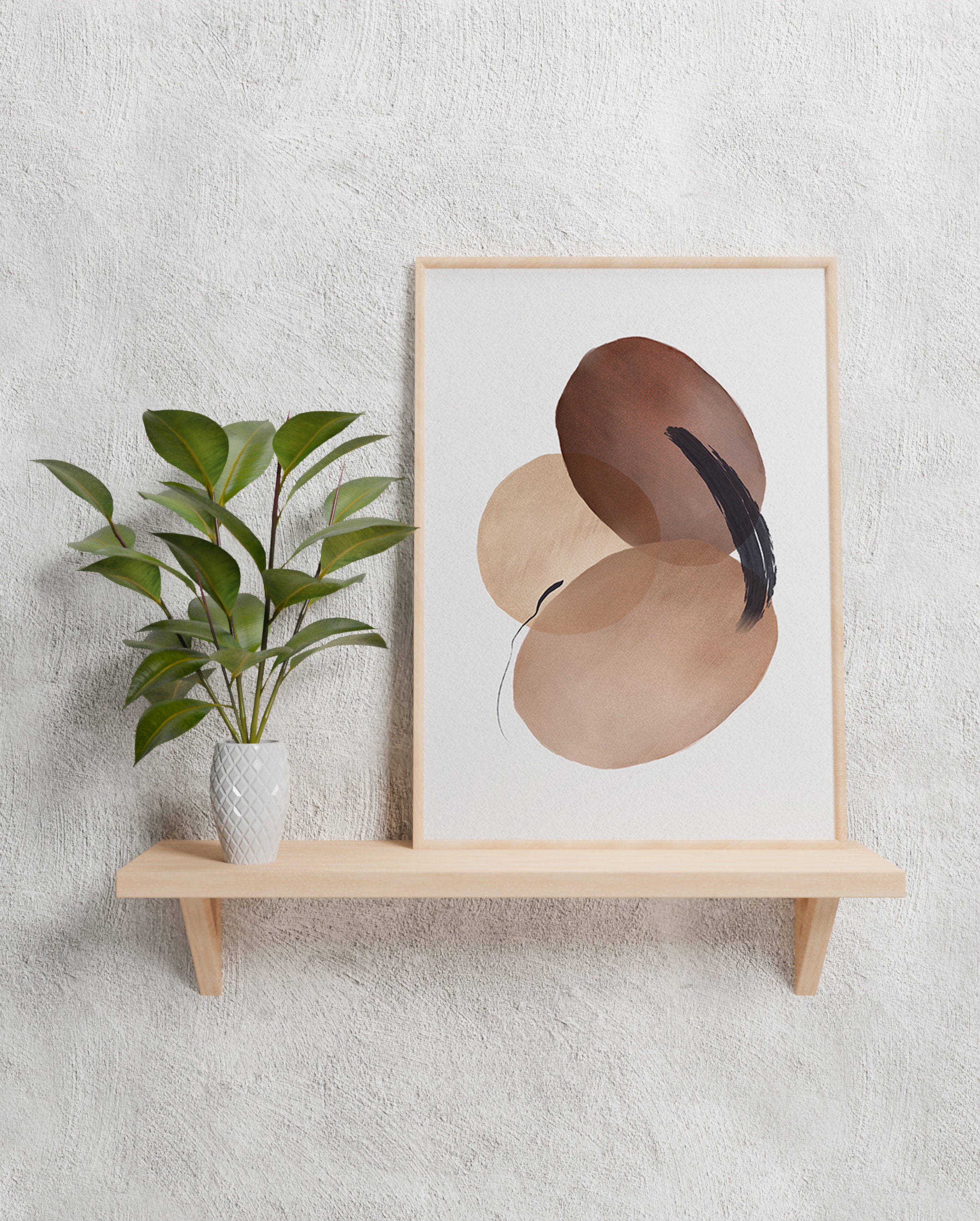 Earth Tones Poster Abstract Earth Tones Poster Printable - Etsy