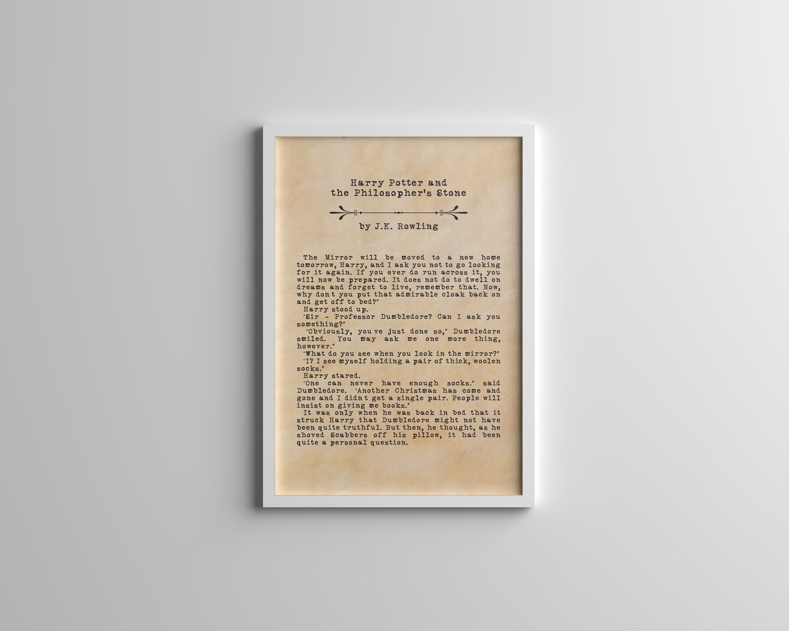 Harry Potter Print Harry Potter Decor Book Page Print - Etsy