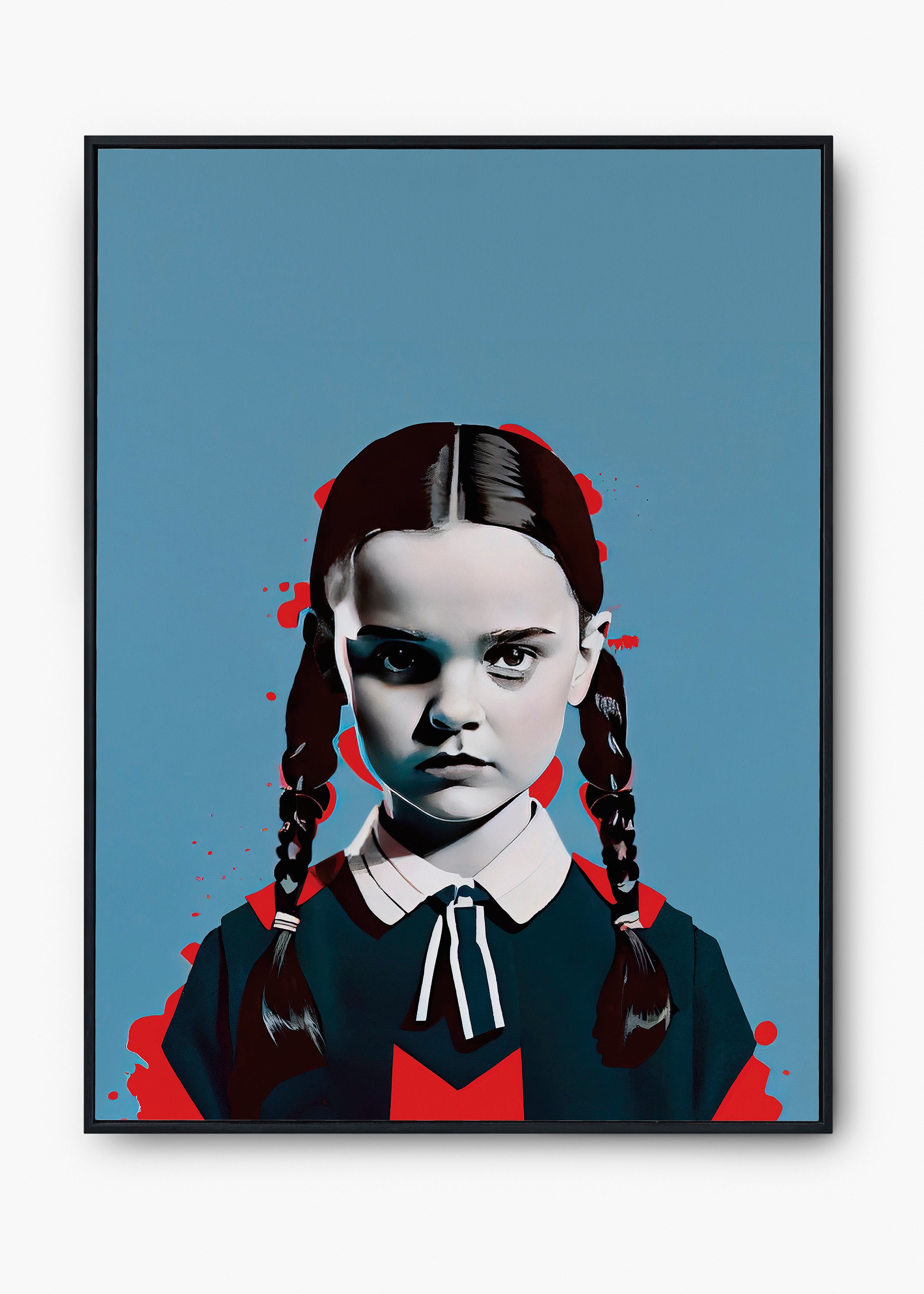 Wednesday Addams Pop Art Poster, Wednesday Poster, Wednesday Minimalist ...