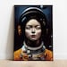 Astronaut Woman on the Moon Poster Astronaut Poster - Etsy