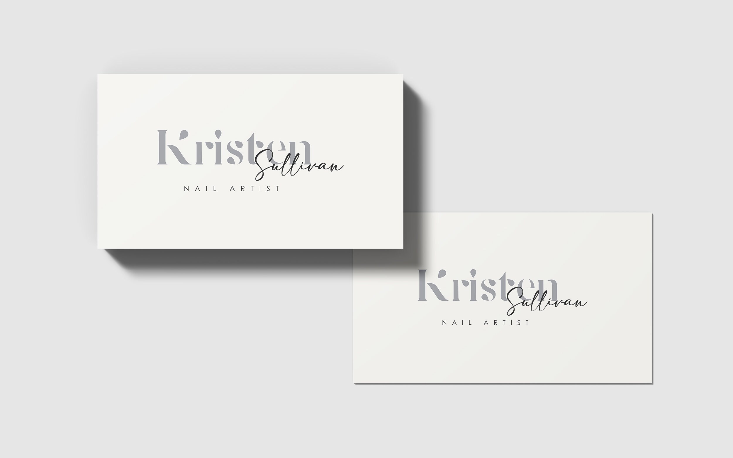 Signature Logo Text Logo Nail Artist Logo Interior Designer | Etsy