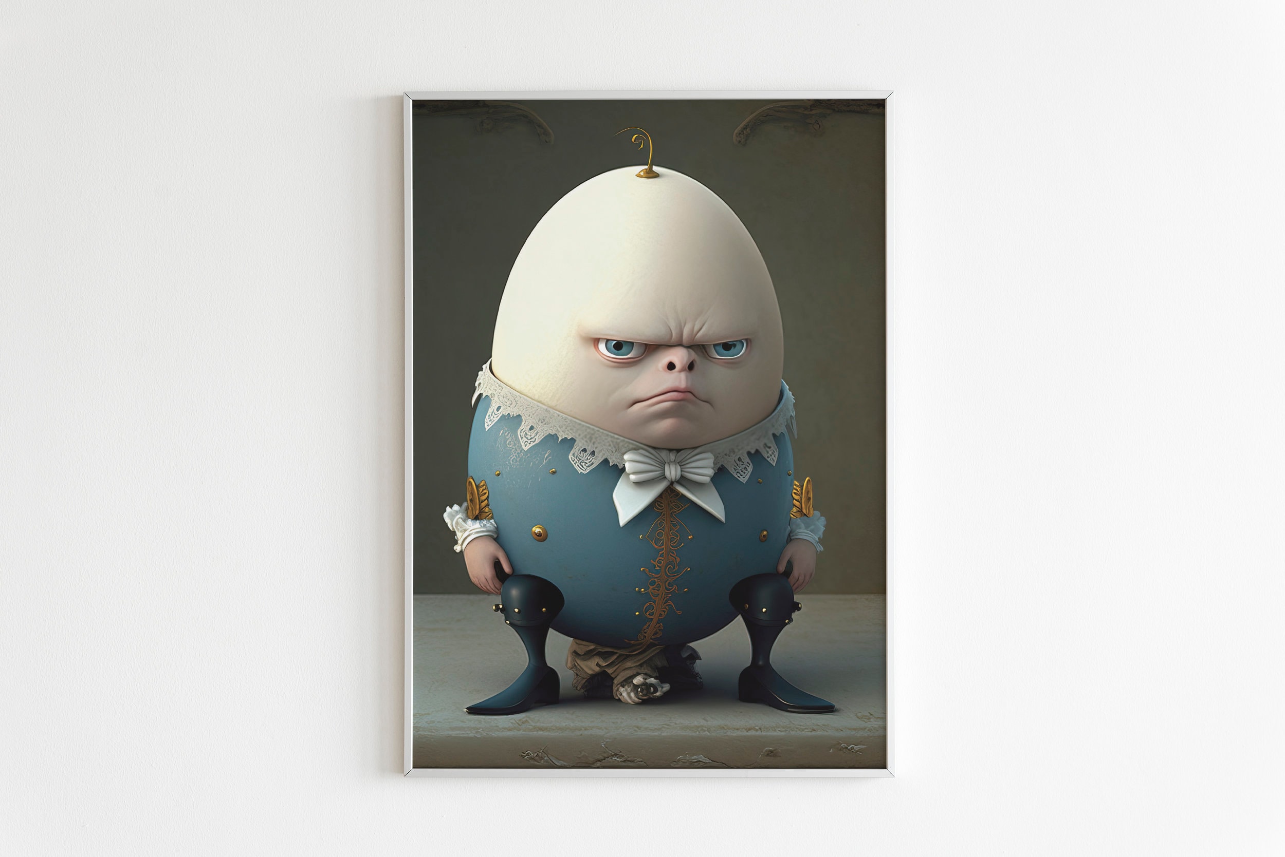 Alice in Wonderland Humpty Dumpty Poster Surreal Humpty - Etsy UK