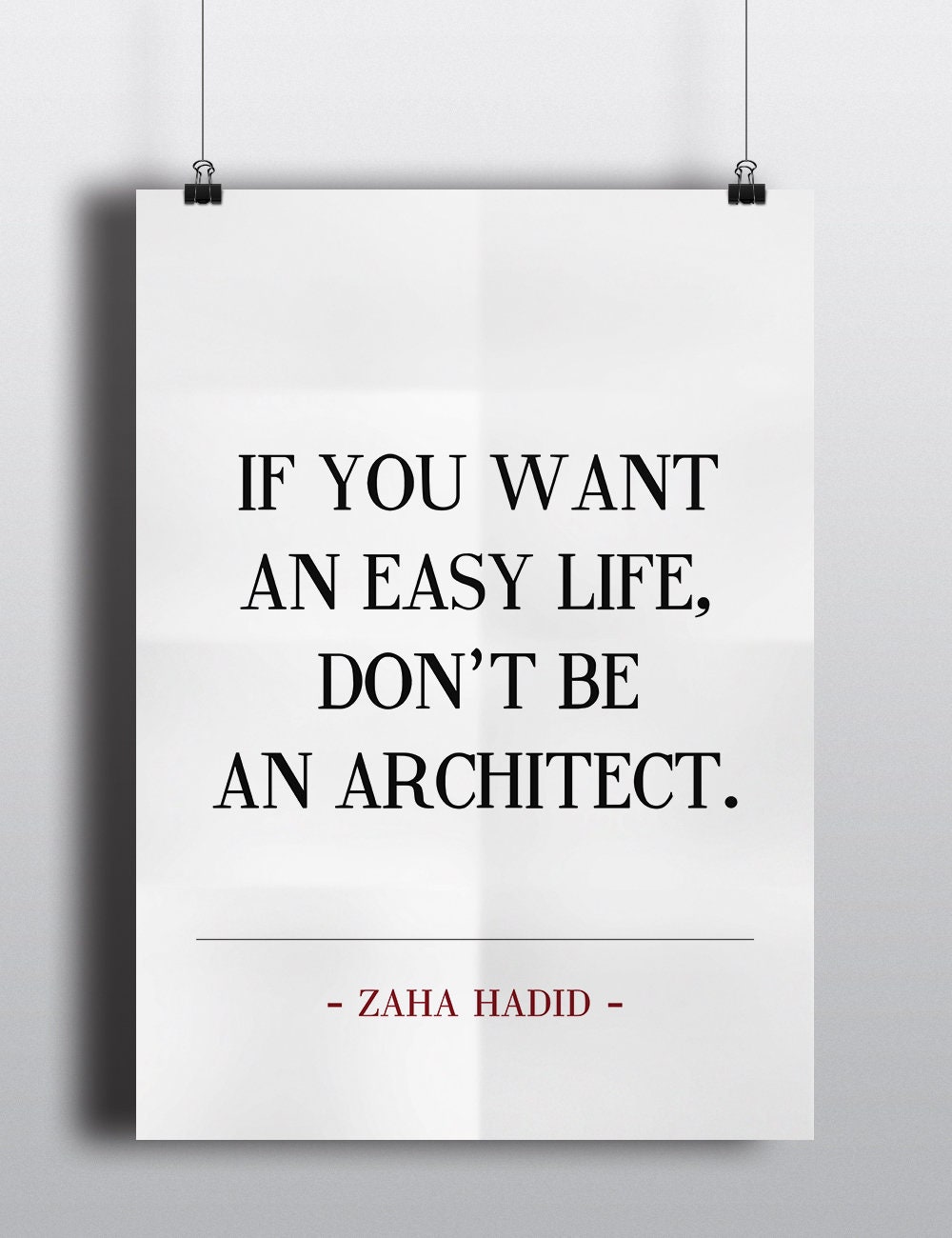 Zaha Hadid Quote Poster Zaha Hadid Quote Motivational - Etsy Canada
