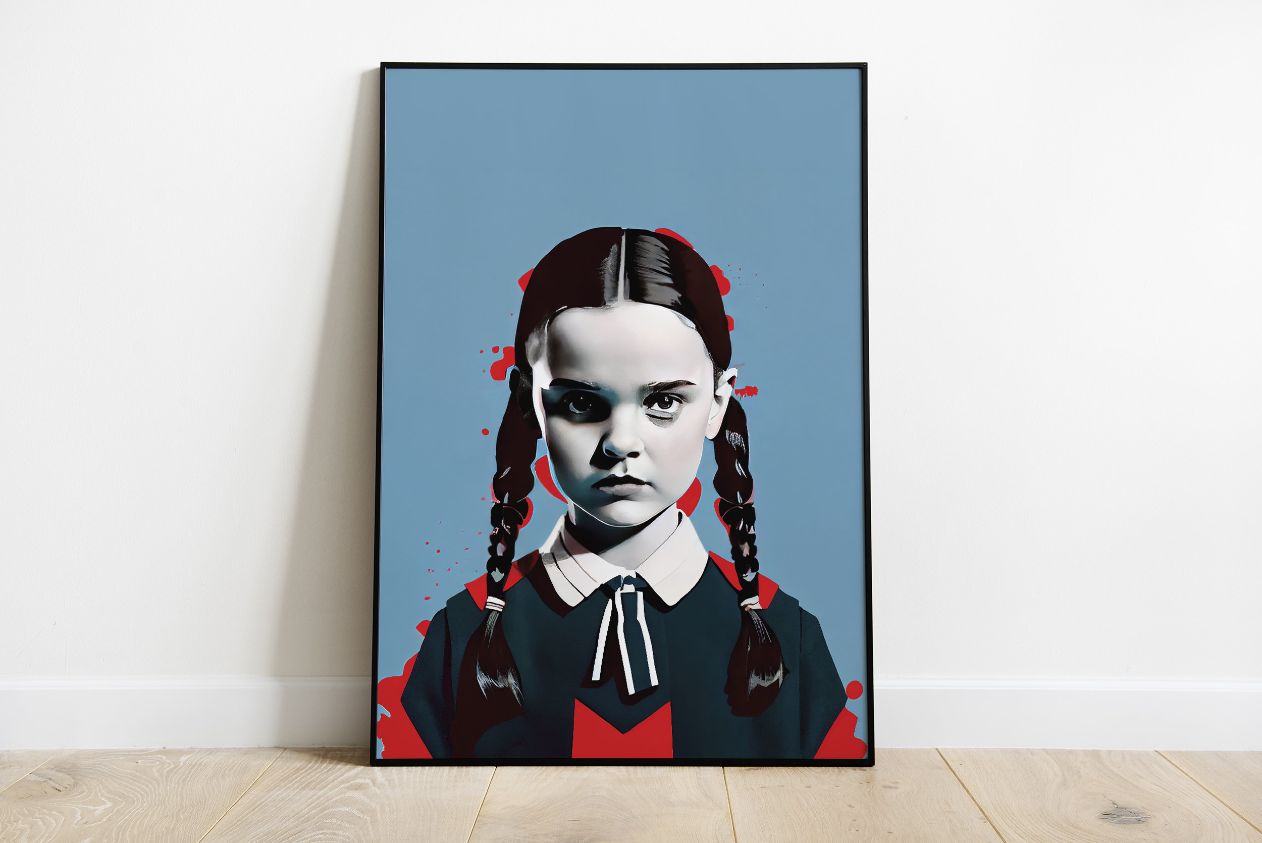 Wednesday Addams Pop Art Poster, Wednesday Poster, Wednesday Minimalist ...