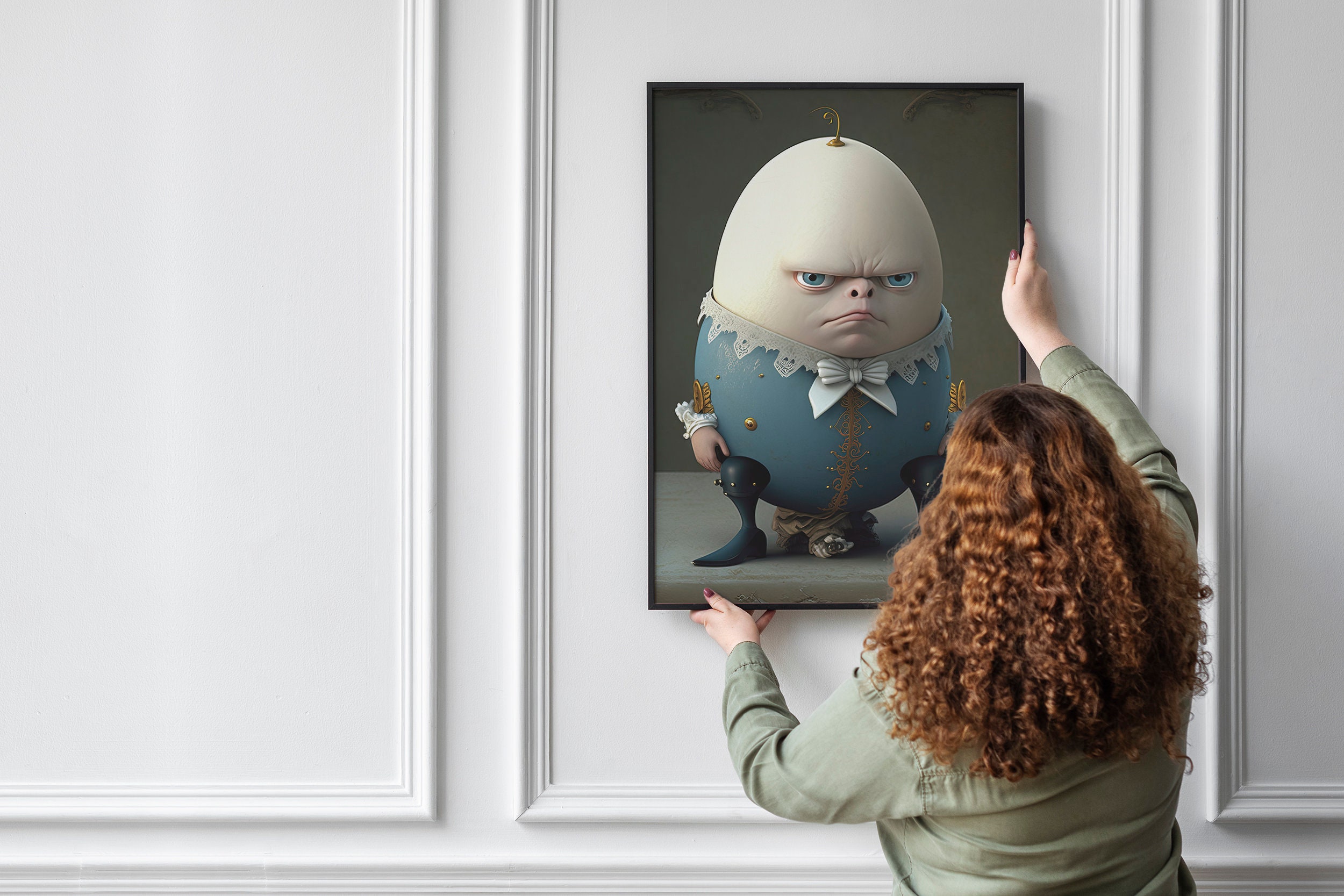 Alice in Wonderland Humpty Dumpty Poster Surreal Humpty - Etsy UK