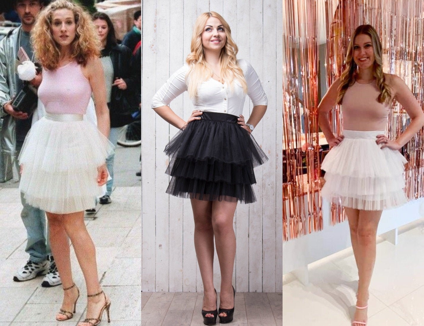 Sex And The City Short Tulle Skirt Carrie Bradshaw Simple Etsy