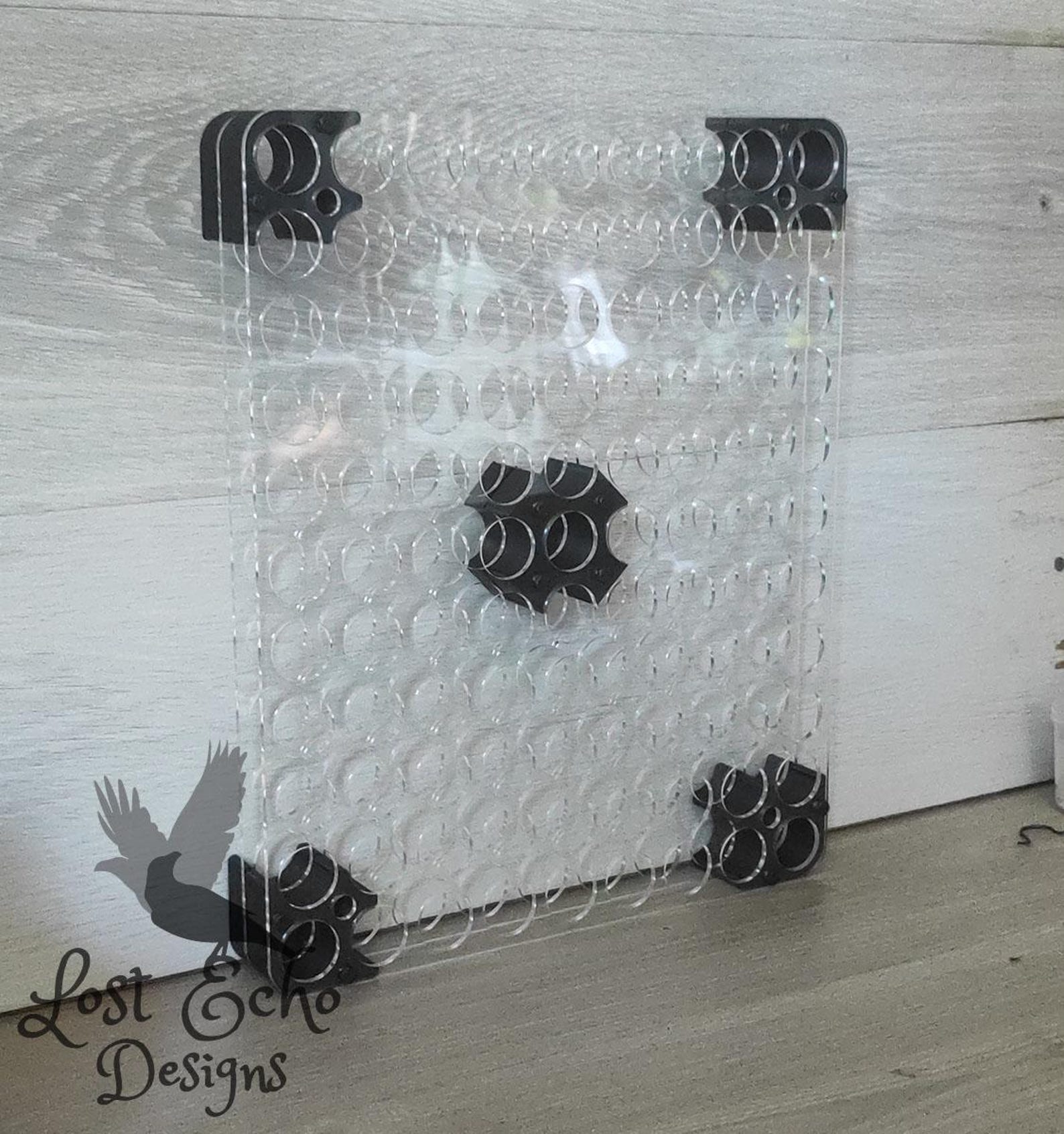 99 Hole Wall Mount Paint Rack for Vallejo / Army Painter Miniature ...