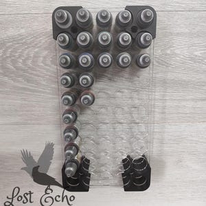 50 Hole Wall Mount Paint Rack for Vallejo / Army Painter Miniature ...