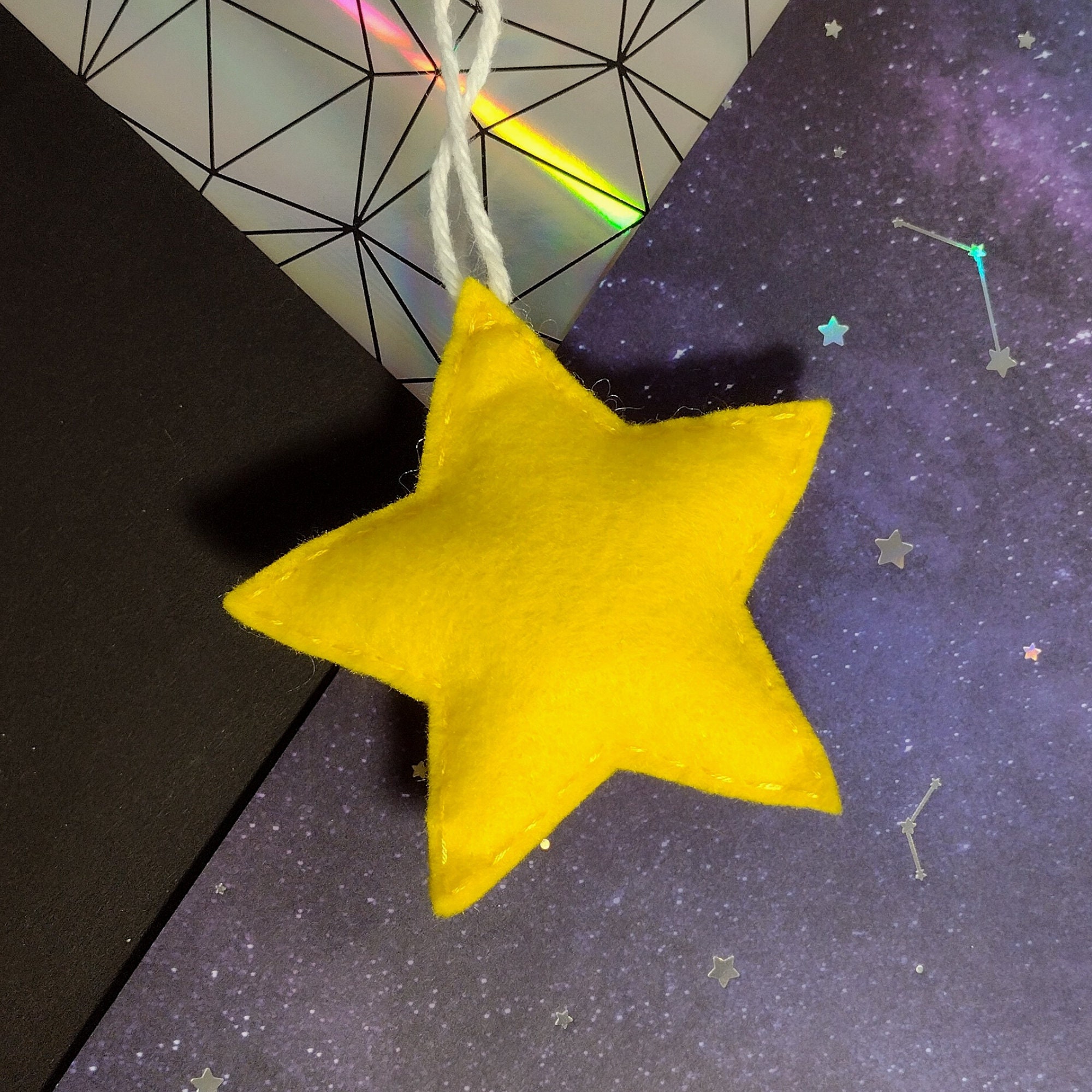 Handmade Outer Space Themed Christmas Tree Felt Ornaments _ Alien ...