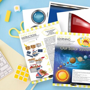 SPACE ROCKET - DIY Set - Instant Download- Includes Instructions and ...