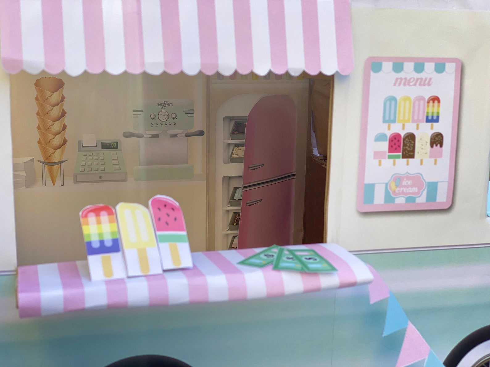 ICE CREAM VAN D.I.Y. Set Instant Download Includes - Etsy