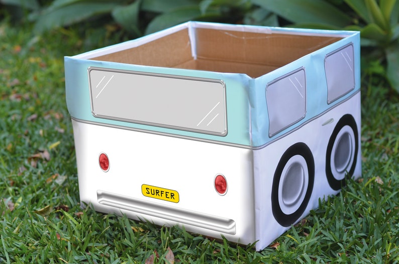 SURFER BUS - DIY Set - Instant Download- Includes Instructions & Free ...