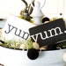 Tiny Yum Sign tiered Tray Decor Modern Farmhouse Kitchen - Etsy