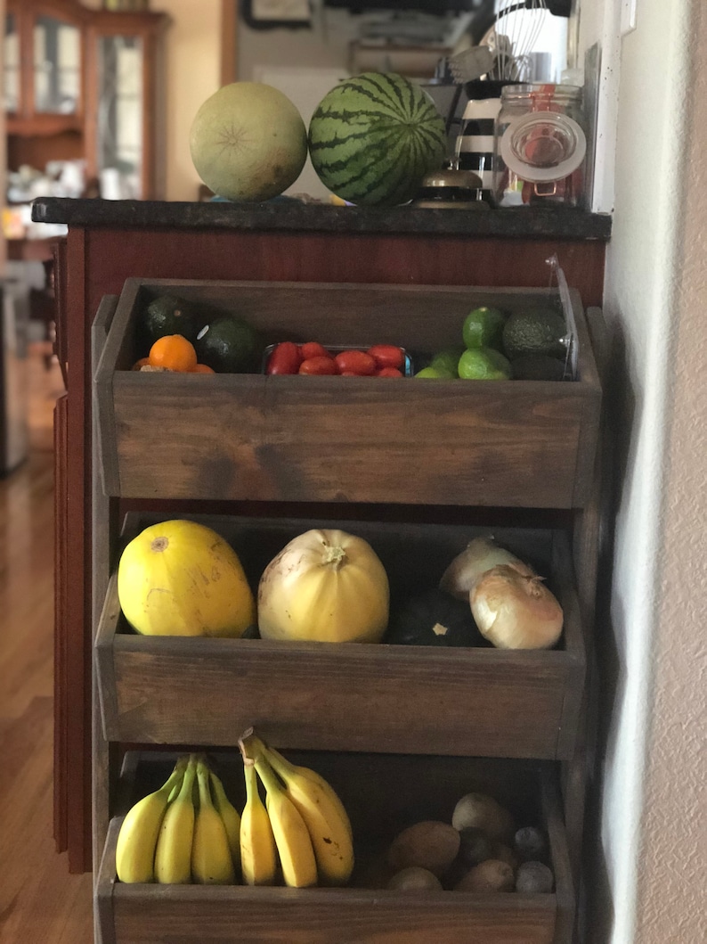Farmhouse Produce Stand Kitchen Storage Veggie Bin | Etsy