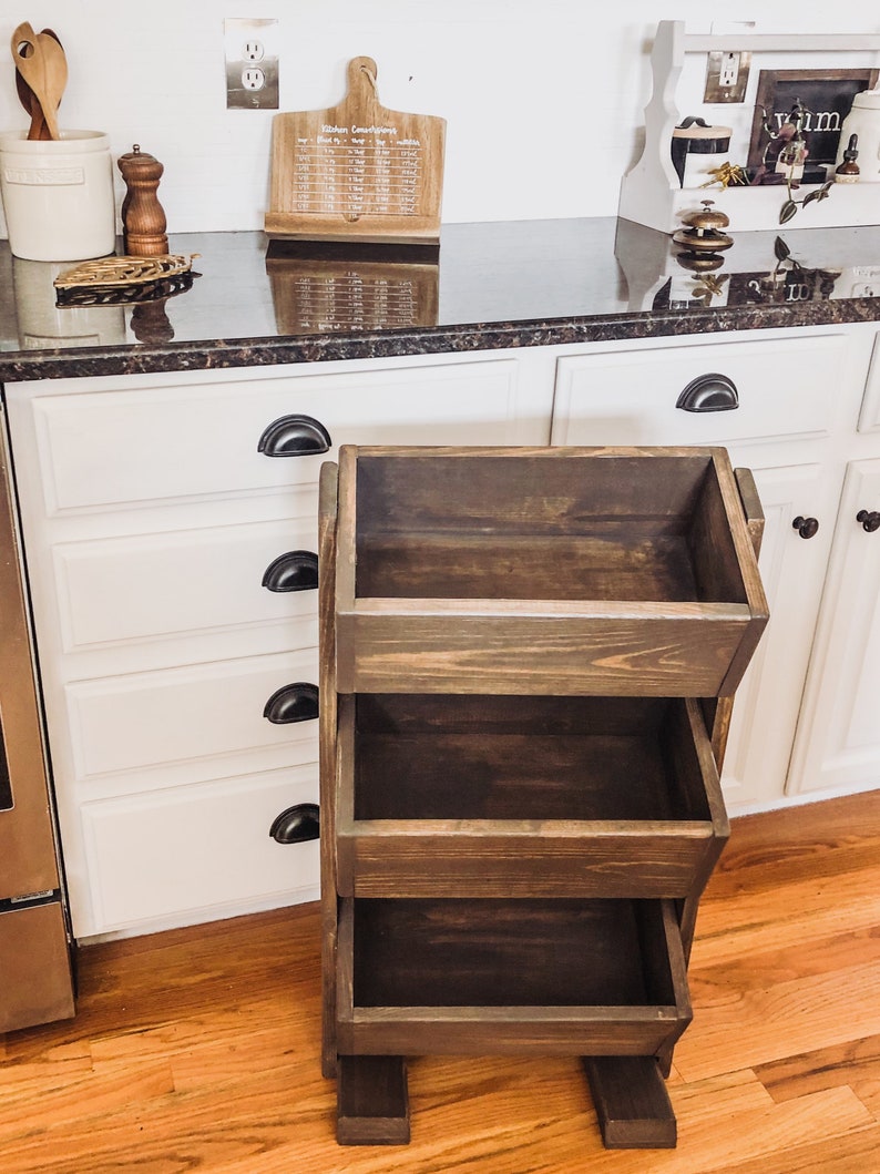 Farmhouse Produce Stand Kitchen Storage Veggie Bin - Etsy
