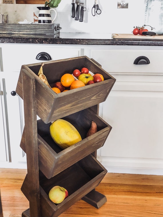 Farmhouse Produce Stand Kitchen Storage Veggie Bin - Etsy