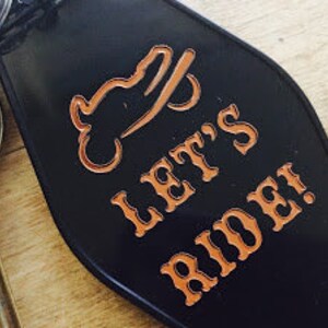 LETS RIDE Motorcycle Keytag - Etsy