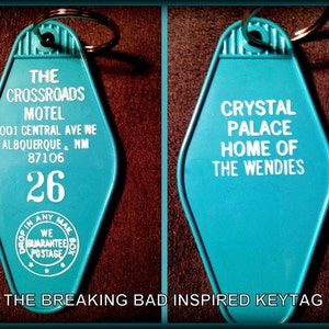BREAKING BAD Inspired crossroads Motel TV Series Inspired Keychain - Etsy