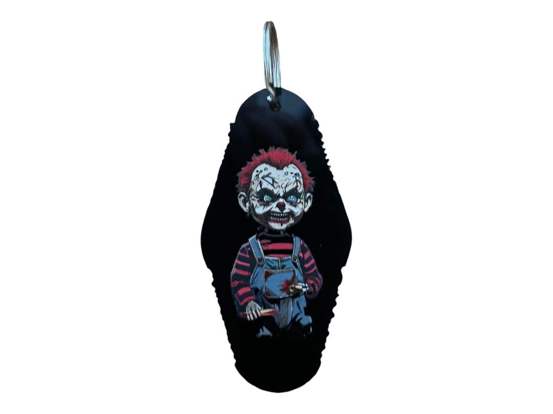 Jagged Edge Horror Key Tag – Chilling Clown Design - Etsy