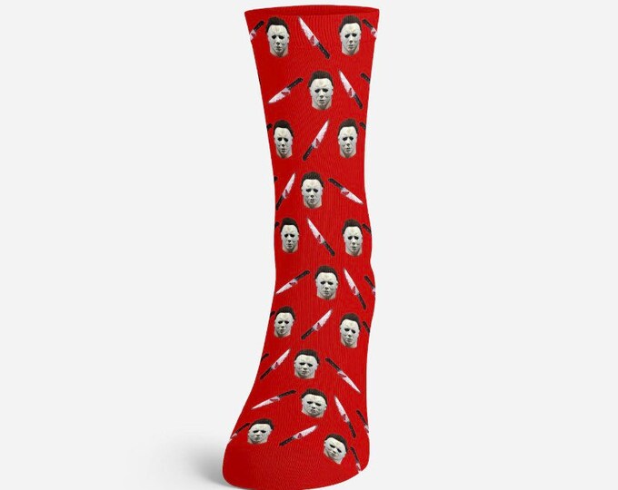 Scary Movie Socks Leatherface Freddy Krueger Jason Michael Myers ...