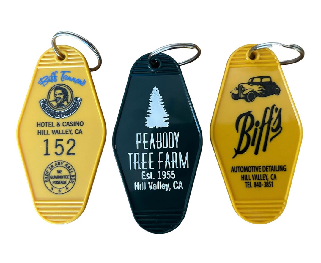 3 Combo Back to the Future Inspired Keytags - Etsy