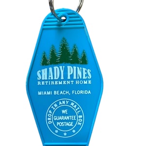 Graphic Ver Golden Girls Shady Pines Inspired Keytag - Etsy