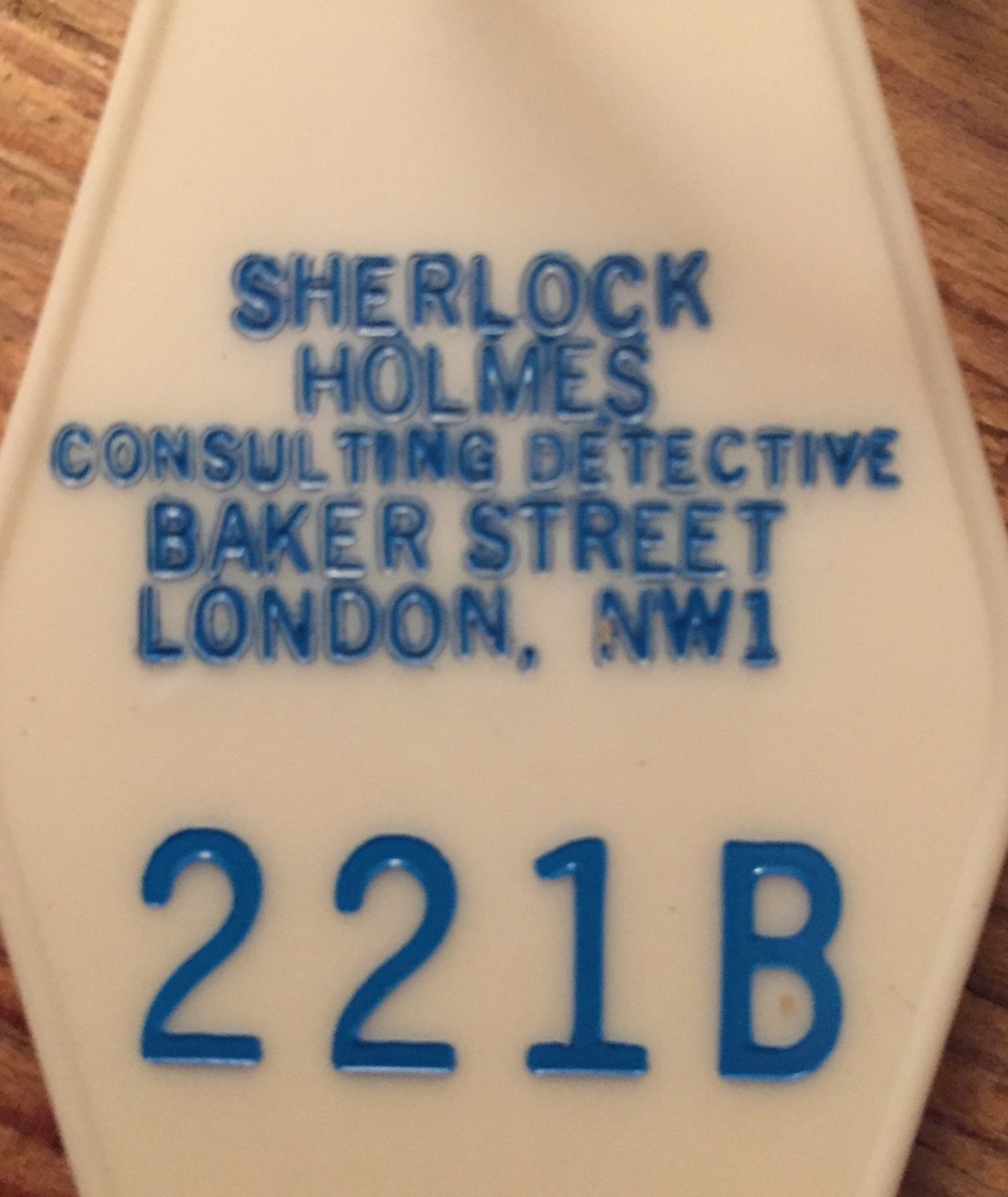 Sherlock Holmes Consulting Detective Keytag - Etsy