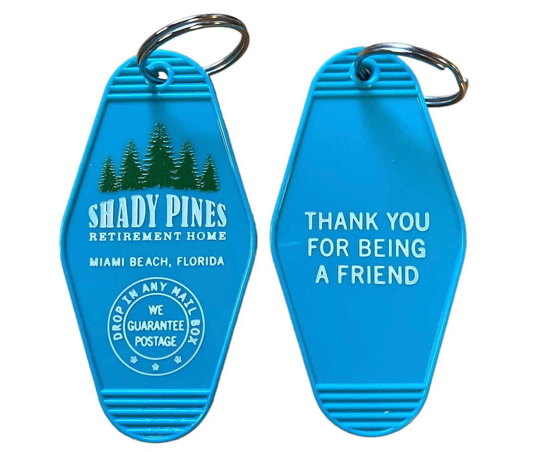 Graphic Ver Golden Girls Shady Pines Inspired Keytag - Etsy
