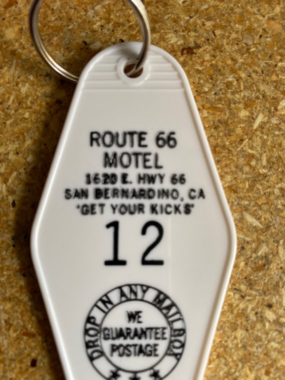 THE ROUTE 66 KEYCHAIN Key Fob - Etsy