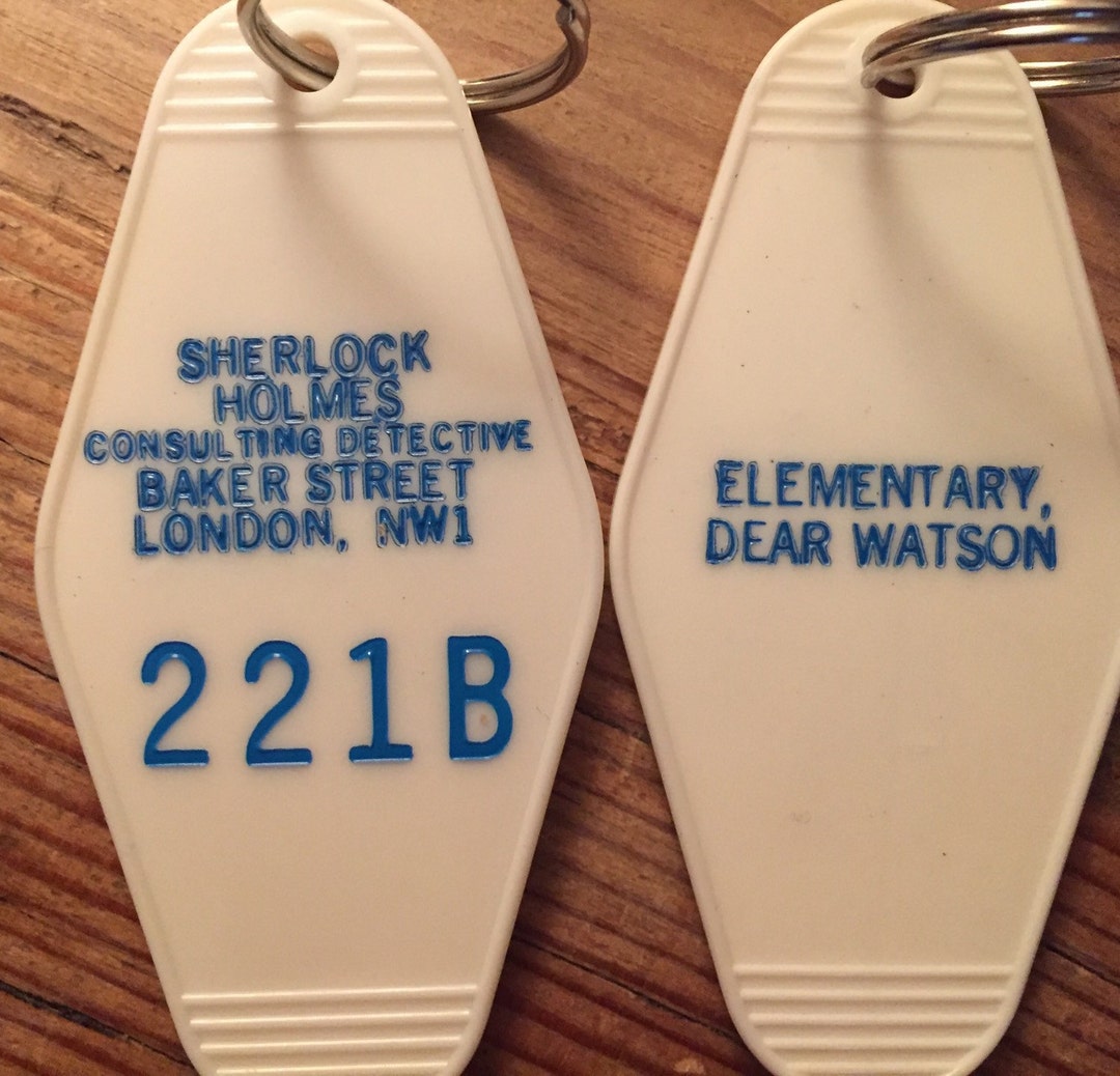 Sherlock Holmes Consulting Detective Keytag - Etsy