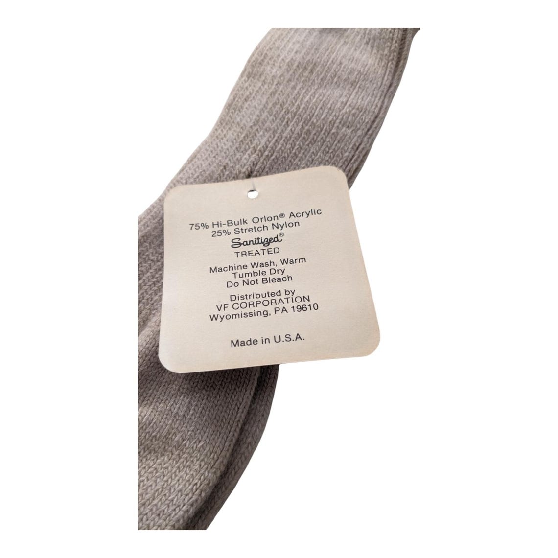 Vintage Mens Lee Casual Crew Socks Beige 10-13 Orlon Acrylic Nylon ...