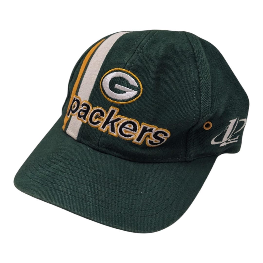 Vintage Green Bay Packers Pro Line Logo Athletic Adjustable Strapback ...