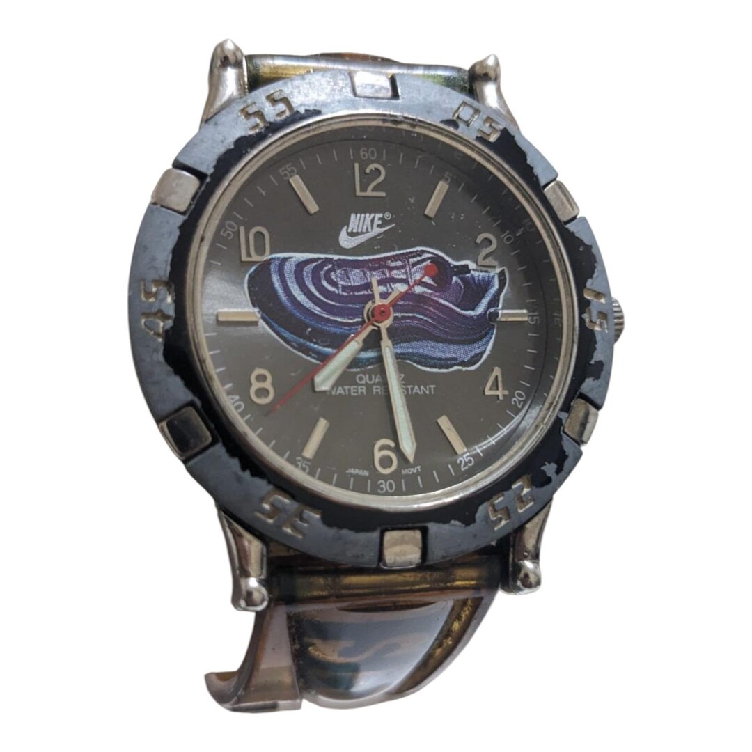 Vintage Nike Quartz Watch Novelty Sneaker Graphic Water Resistant Sport ...
