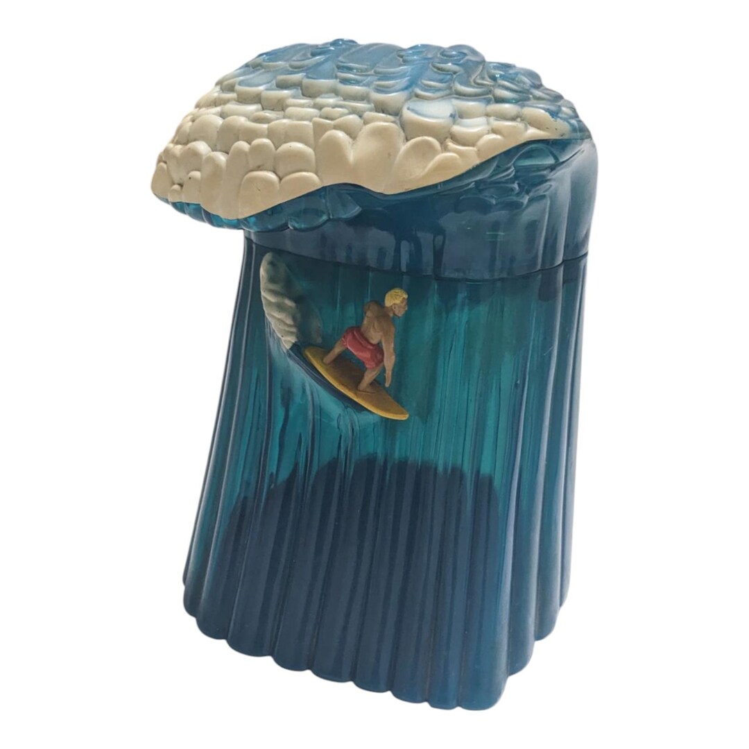 1990s Surfing Musical Cookie Jar | Beach Boys Retro Kitsch | Plastic ...