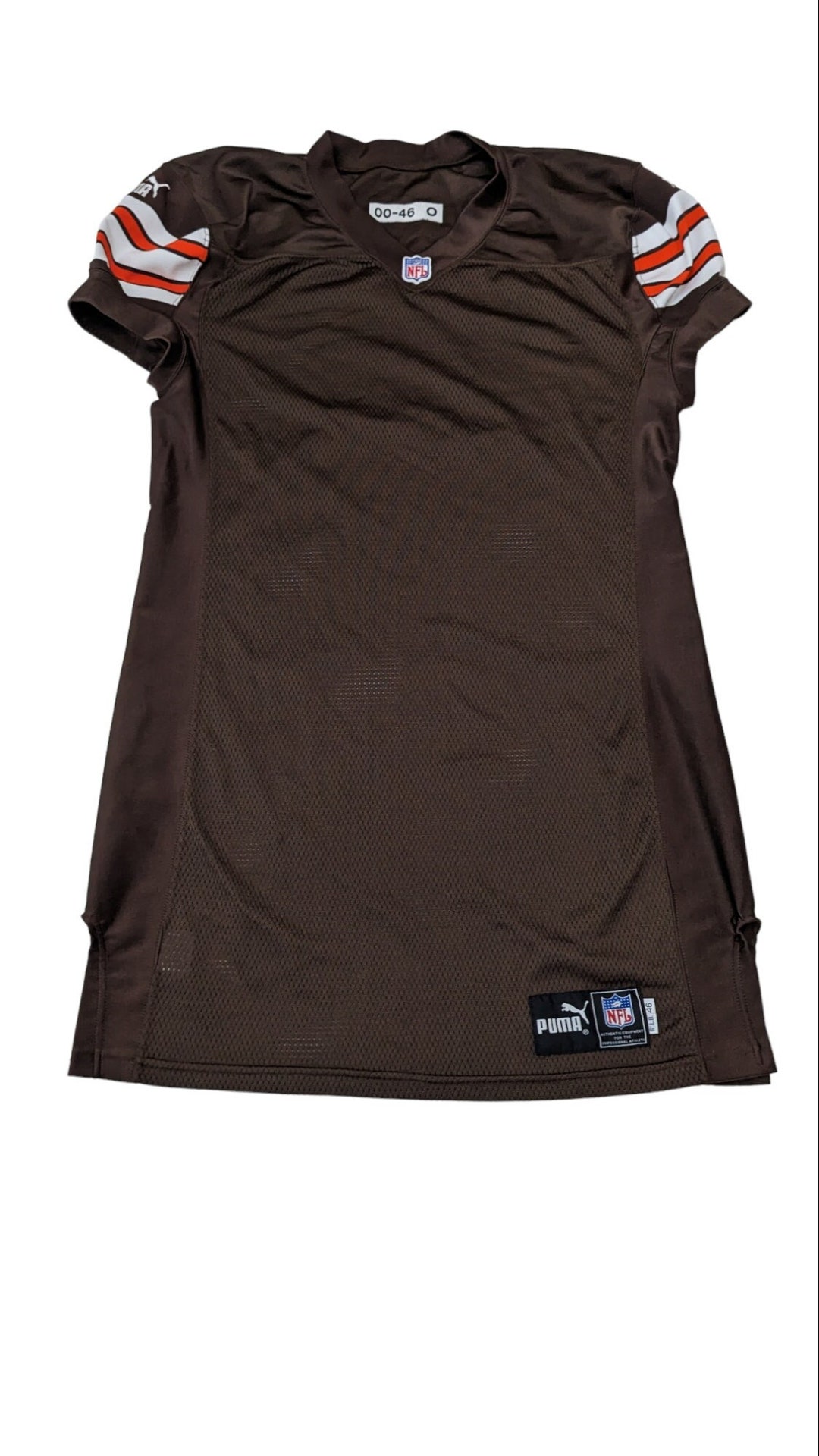 Cleveland Browns Team Issued Blank Jersey Puma Authentic NFL Football ...