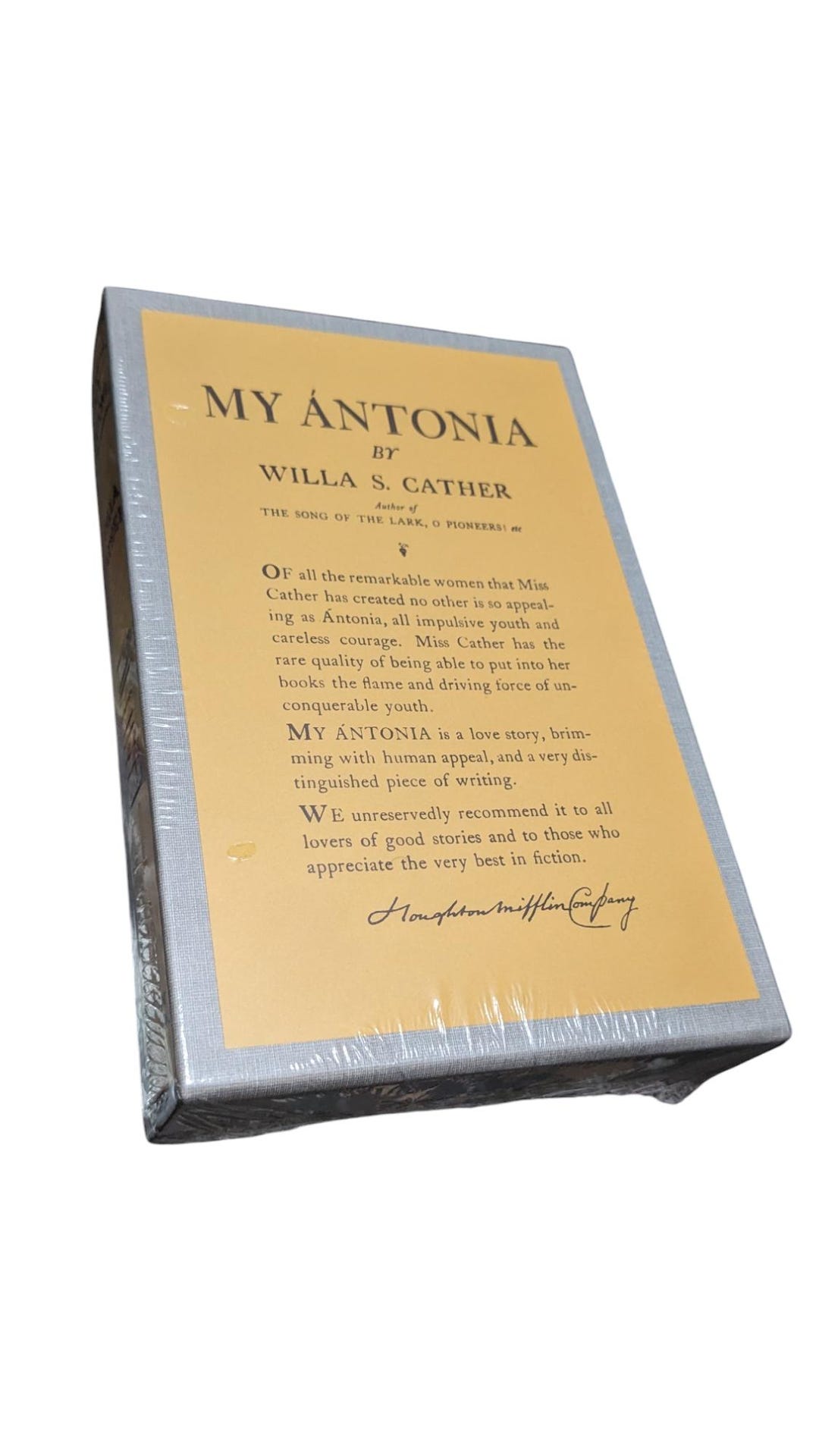 My Antonia Willa S Cather Facsimile First Edition Sealed Hardback Book ...