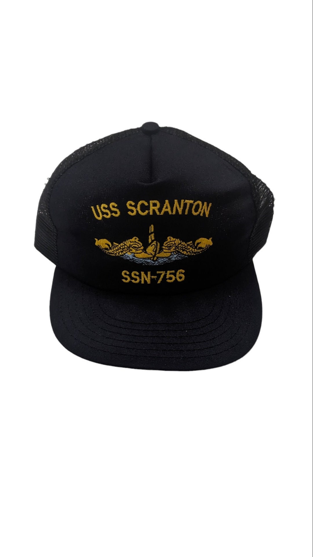 USS Scranton SSN-756 Submarine Trucker Hat Snapback Baseball Cap Navy ...