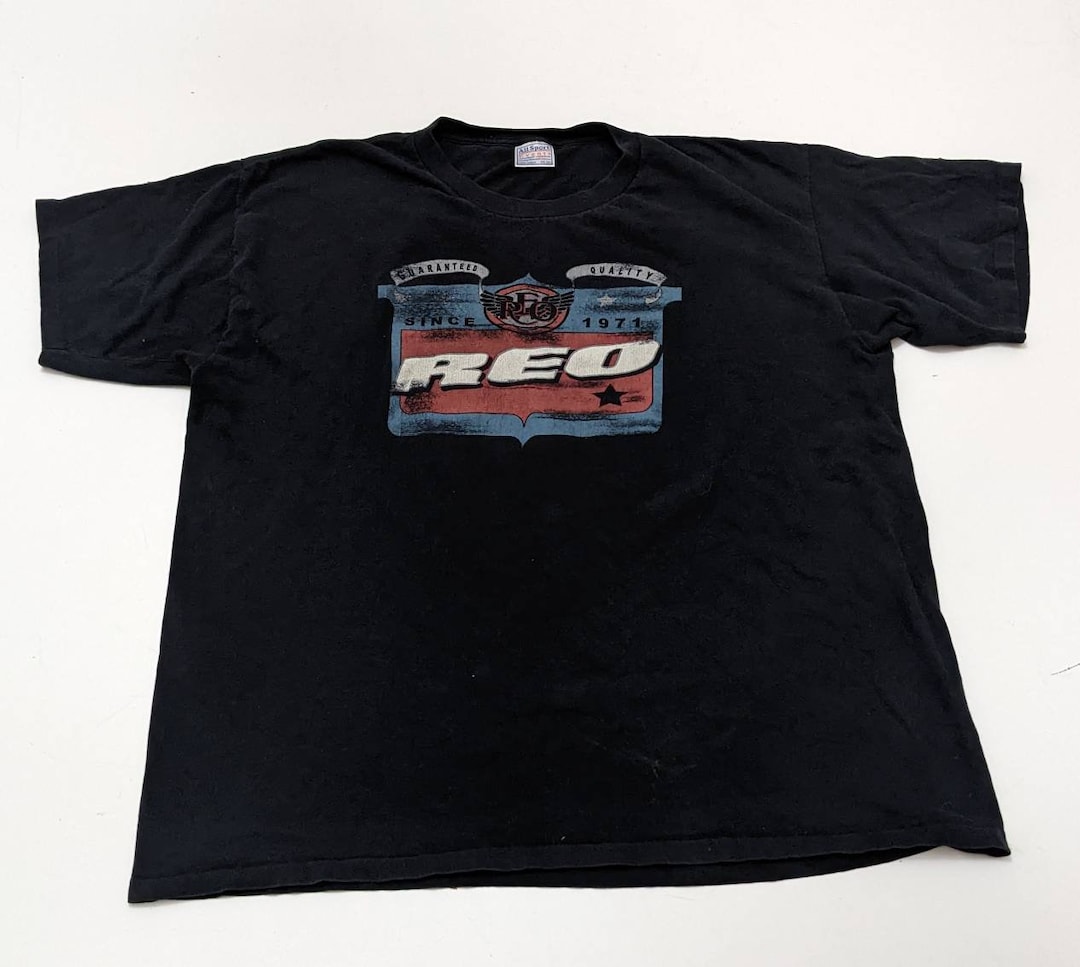 REO Speedwagon 2000 Tour Tee T Shirt Rock Band Single Stitch Size XXL ...