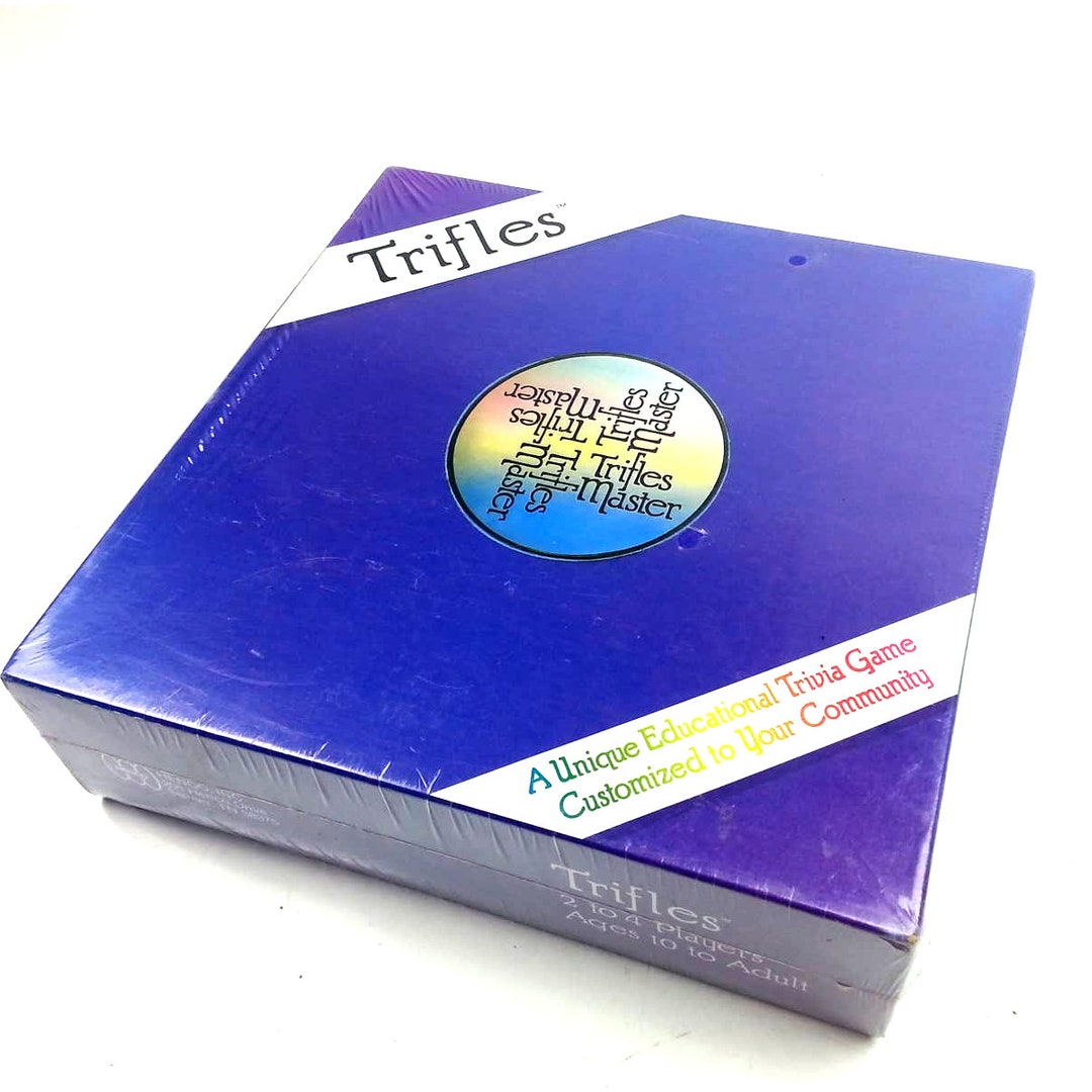 Trifles Master Educational Trivia Board Game New - Etsy