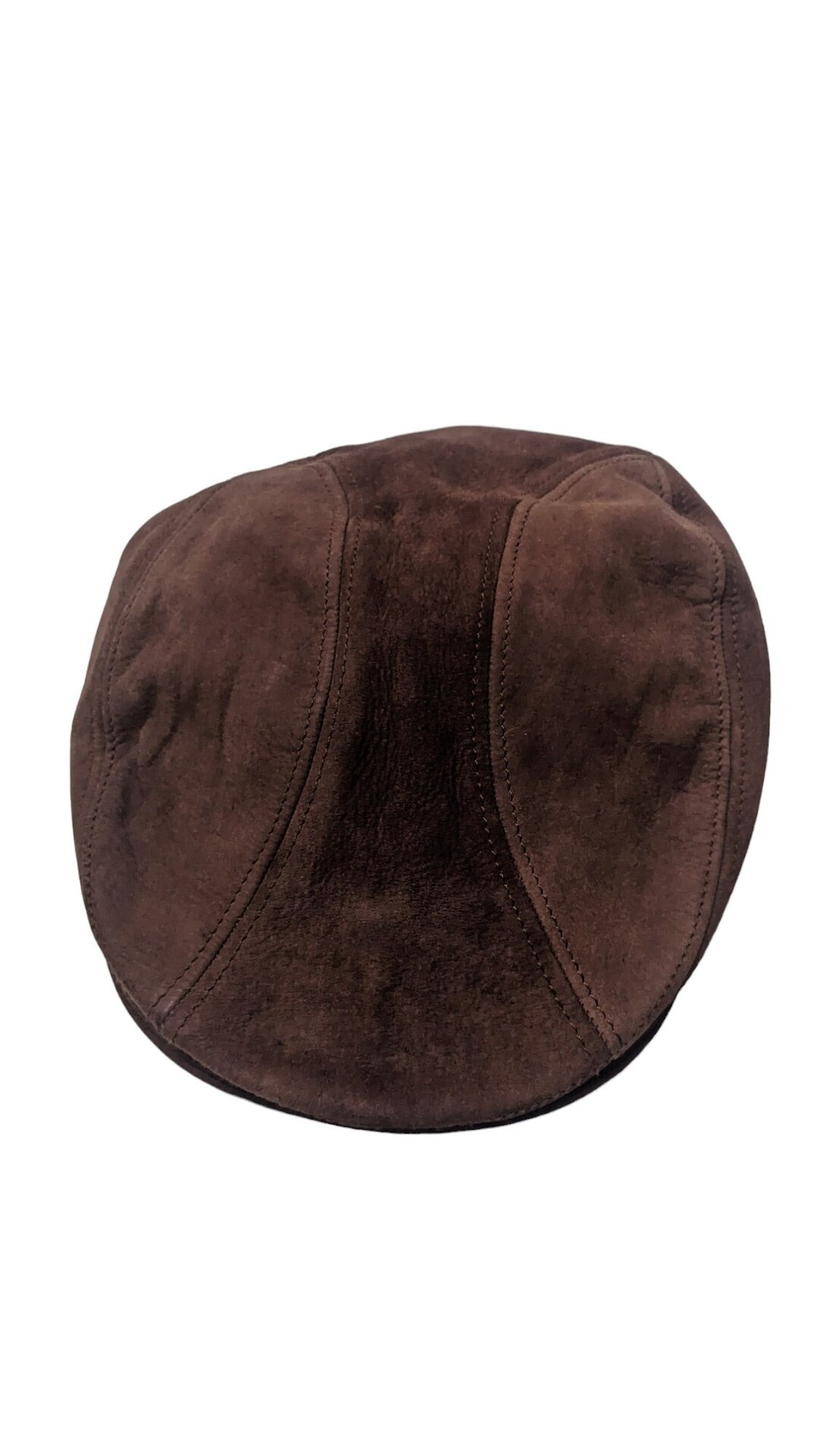 Classic Vintage Wilsons Leather Pelle Studio Driver Gatsby Cap Brown ...