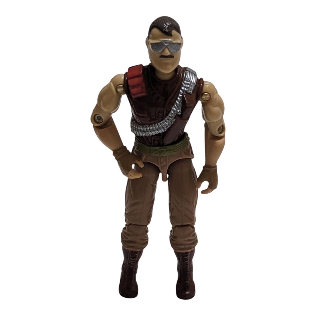 1988 G.I. Joe Sgt. Slaughter Action Figure ARAH Hasbro Vintage Cobra ...