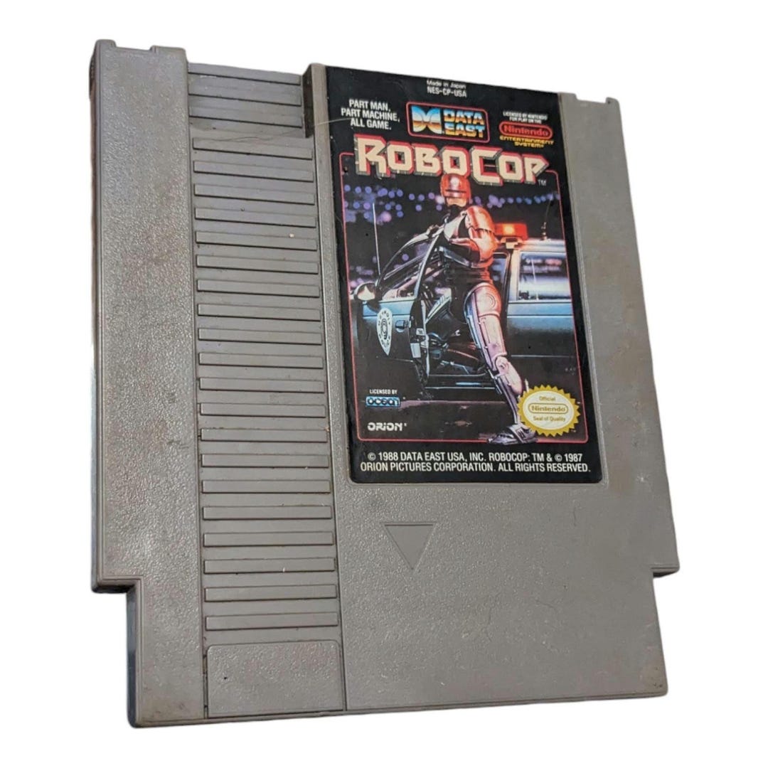 Robocop Nintendo Entertainment System NES 1988 Authentic Vintage Video ...