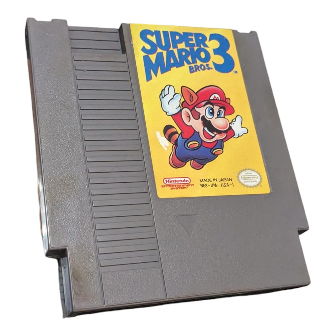 Authentic Nintendo NES Super Mario Bros 3 Game Cartridge 1985 Tested ...