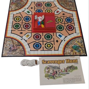 Scavenger Hunt 1983 Milton Bradley Board Game Vintage 80s - Etsy