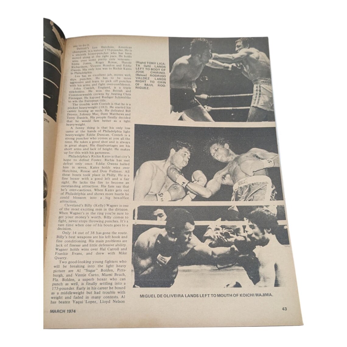 March 1974 the Ring Boxing Magazine Annual Heavyweight Contenders - Etsy