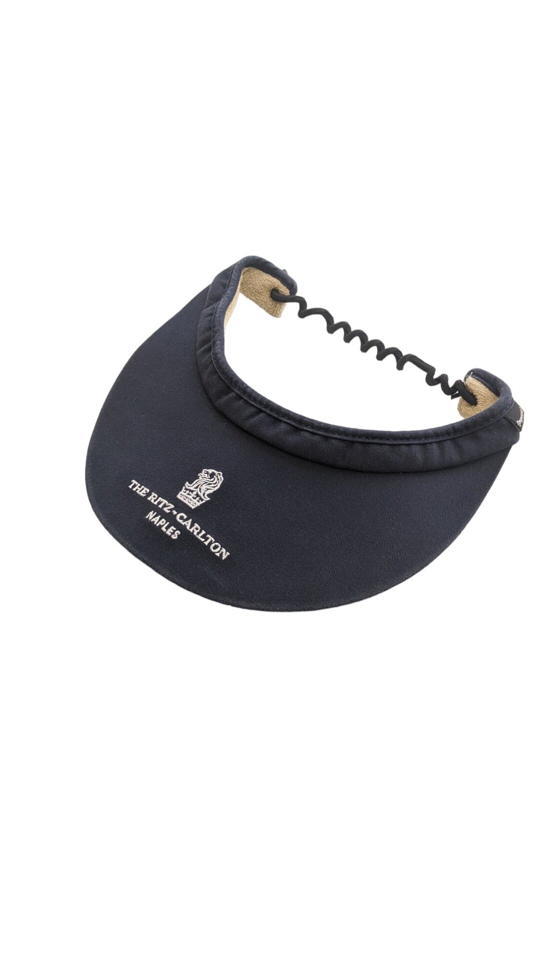 The Ritz Carlton Napals Spiral Visor Sun Hat Cap Vintage Imperial Hotel ...