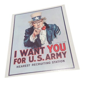 Original Uncle Sam Poster - Etsy